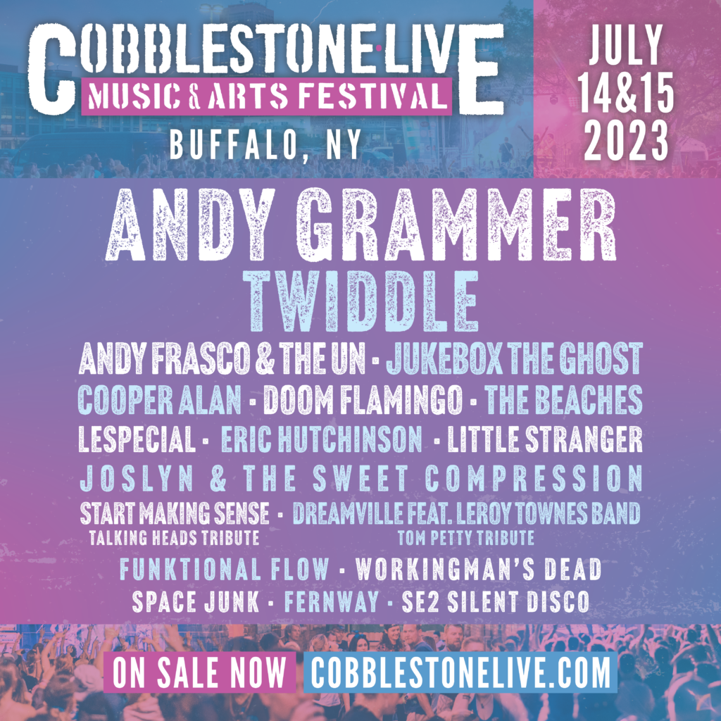 Meet Your 2023 Cobblestone Live! Lineup - Buffalo.fm | Love Live Music